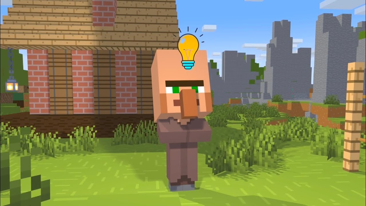 Minecraft Animation | Villager and Cat Story - YouTube