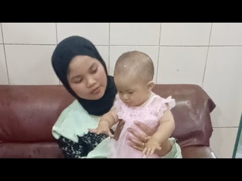 Craying..!! 6 Month Old Spoiled Child With Ear Piercing - YouTube