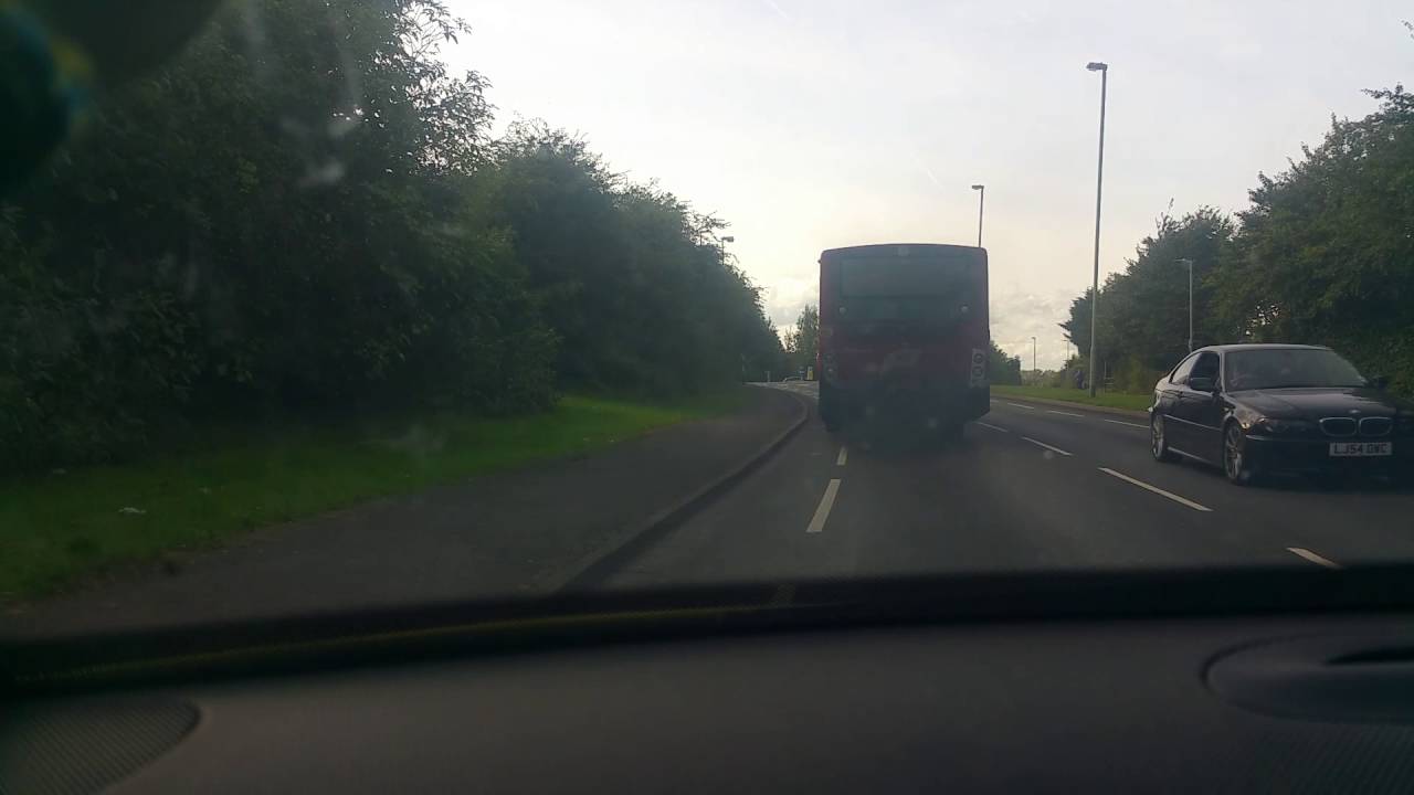 VX08 FTA Stagecoach West bad smoky bus in Gloucester - YouTube