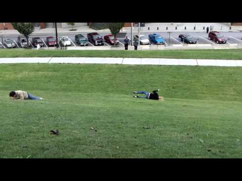 rolling down the hill