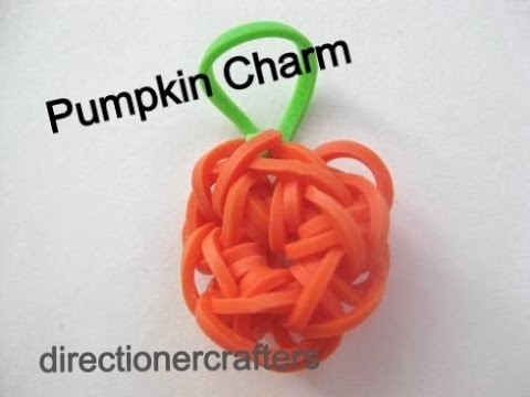 Rainbow Loom: Pumpkin Charm - YouTube