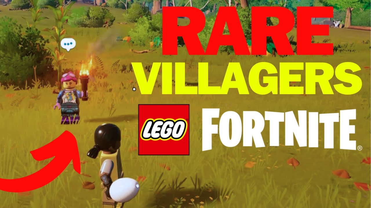 Who Are Rare Villagers In LEGO Fortnite? - YouTube