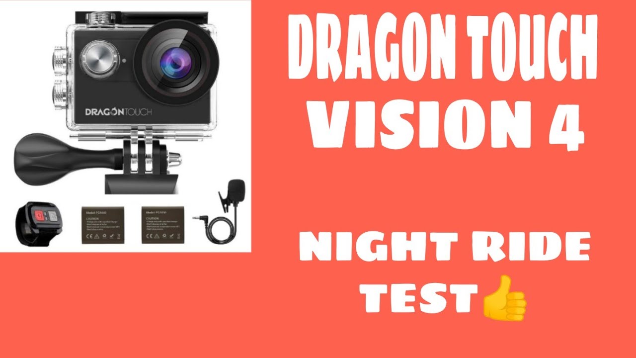 DRAGON TOUCH VISION 4 NIGHT RIDE TEST - YouTube