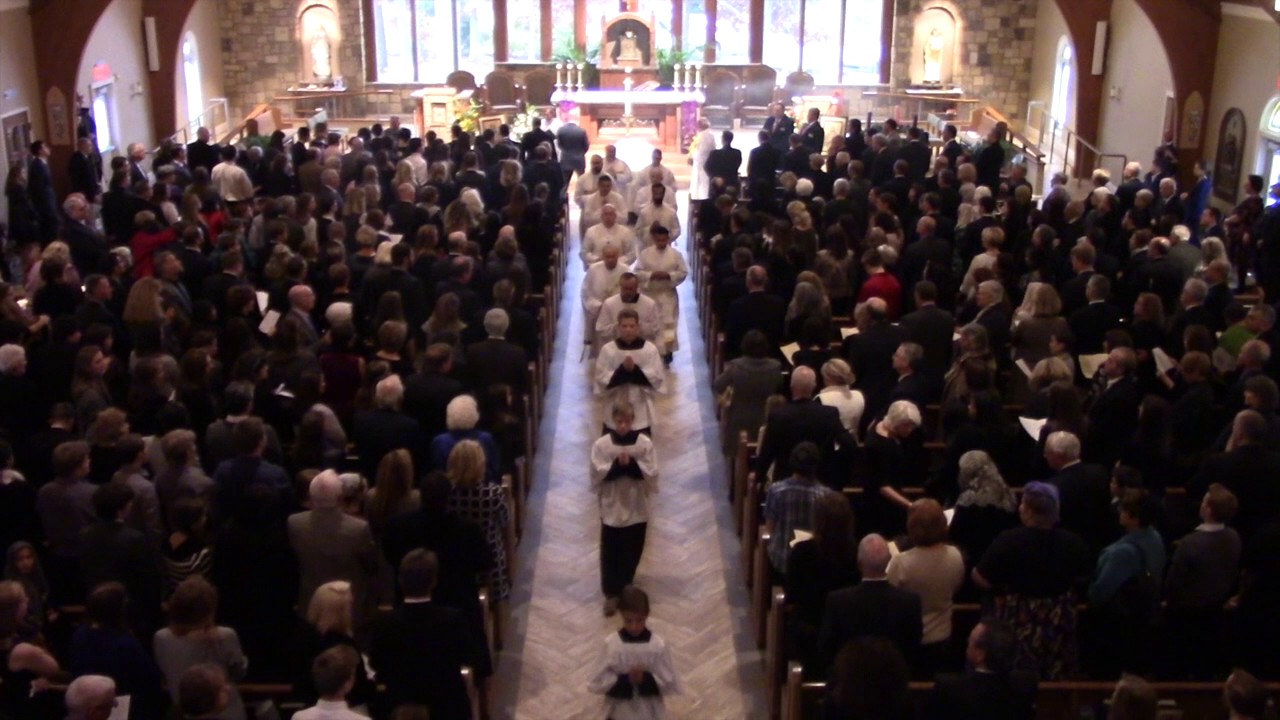 Jeff Spillane Funeral - Final Blessing and Recessional - YouTube