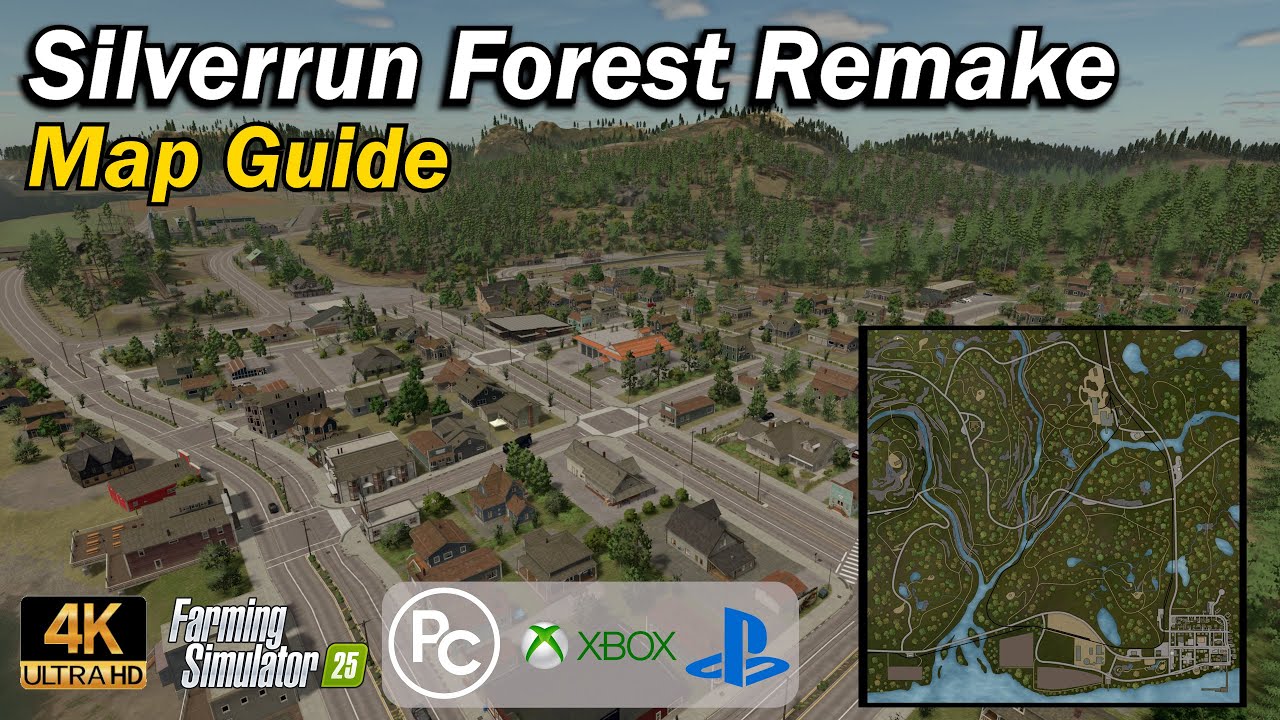 Silverrun Forest | Map Guide | Farming Simulator 25 - YouTube