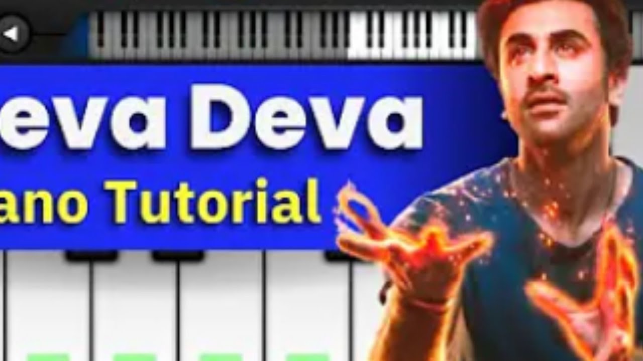 Deva Deva on piano|| (Brahmastra) mobail walkband piano tutorial - YouTube