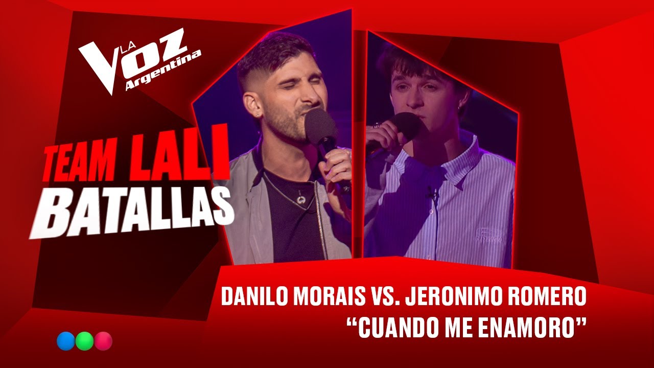 Danilo Morais vs. Jerónimo Romero - "Cuando me enamoro" - Batallas - La Voz Argentina 2025 - YouTube