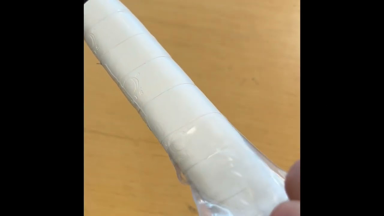 How To Remove Shrink Wrap On A Squash Grip YouTube How To Remove Shrink Wrap On A Squash Grip YouTube