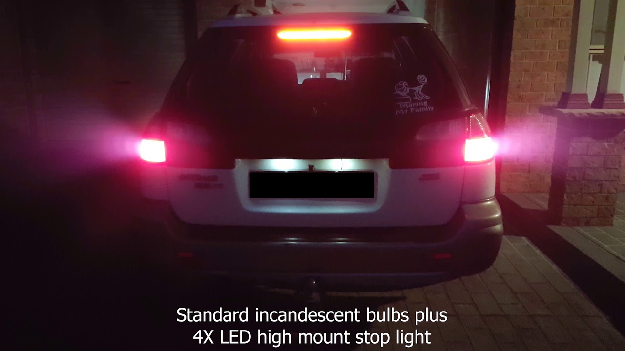 P21/5W BAY15D 1157 144 Red LED Canbus Stop Tail Brake Light Bulb - YouTube