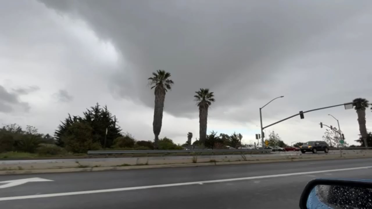 California Storm ⛈️ This Heavy Storm Invaded Santa Barbara ⛈️💨⛈️ March ...