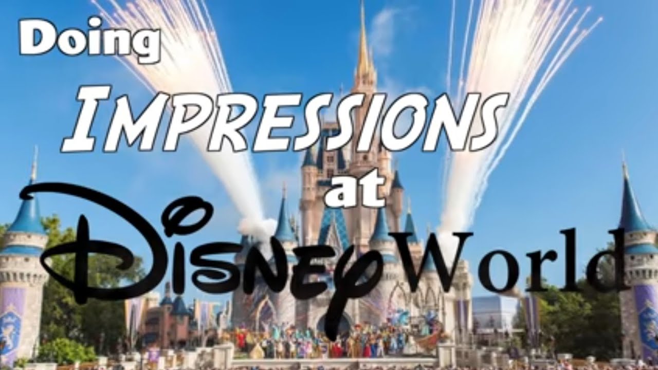 disney world impressions! mickey mouse edition! - YouTube