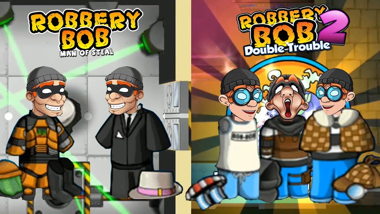 Robbery Bob vs Robbery Bob 2 Use All Costumes Part 32 - YouTube