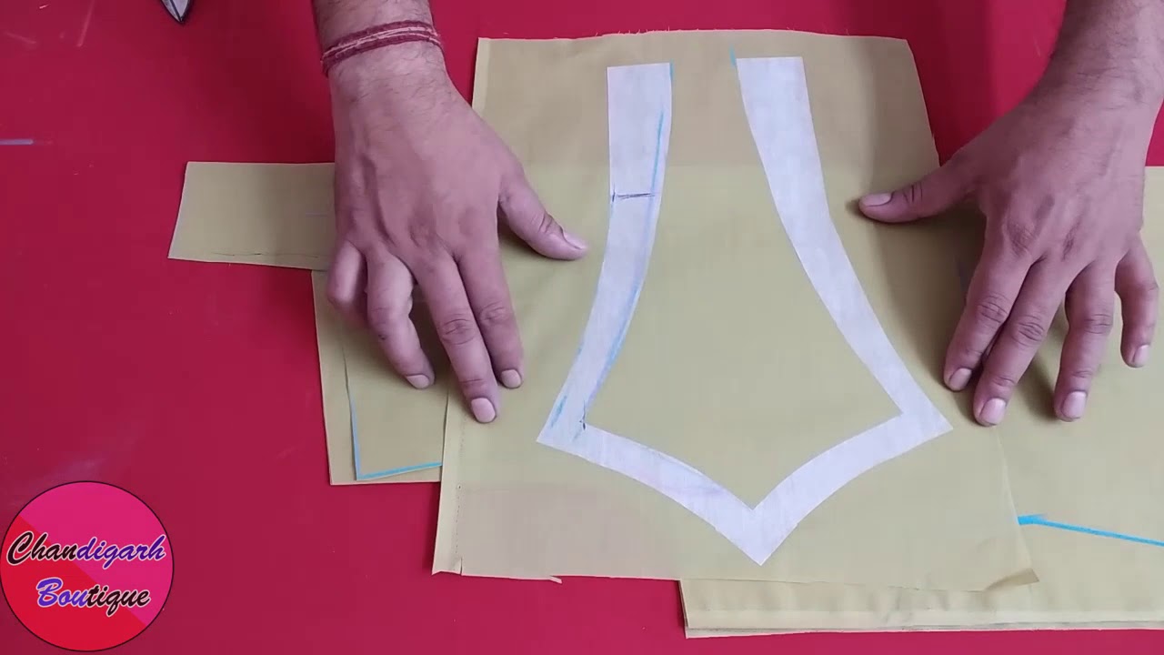 Halter Neck Design Cutting and Stitching (Easy Way) - YouTube
