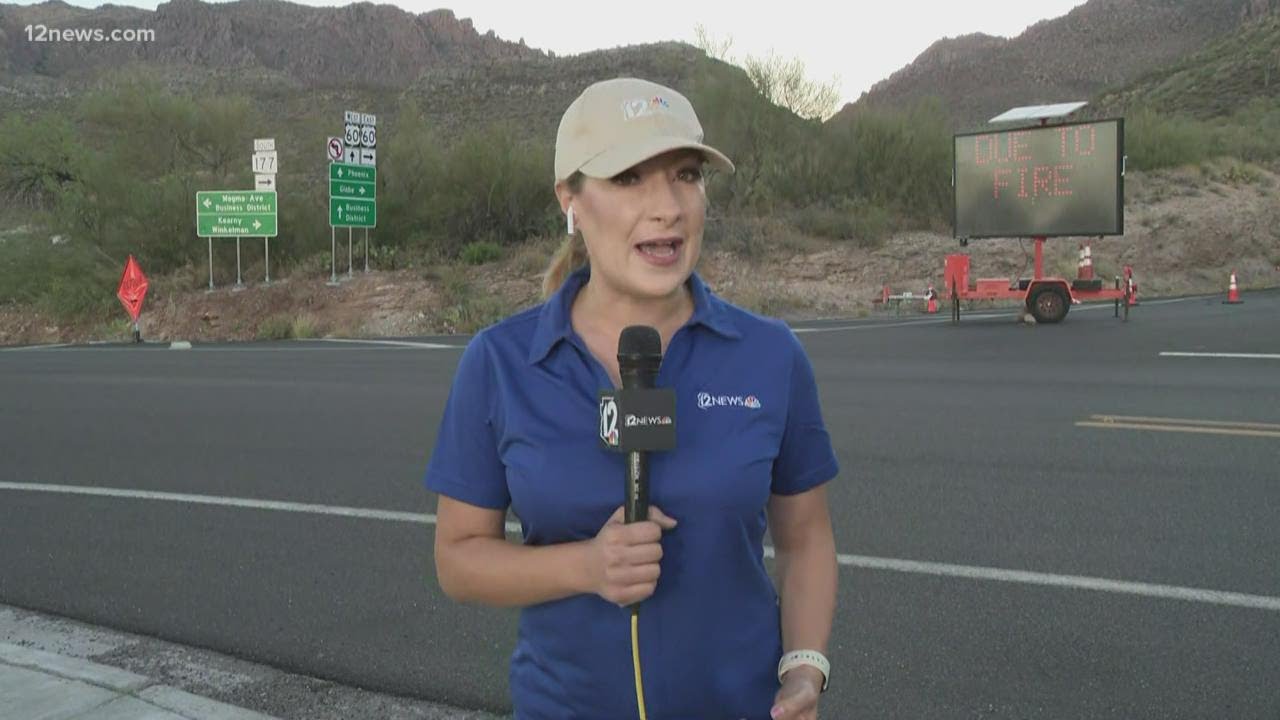 Crews continue to fight Telegraph Fire burning near Superior - YouTube