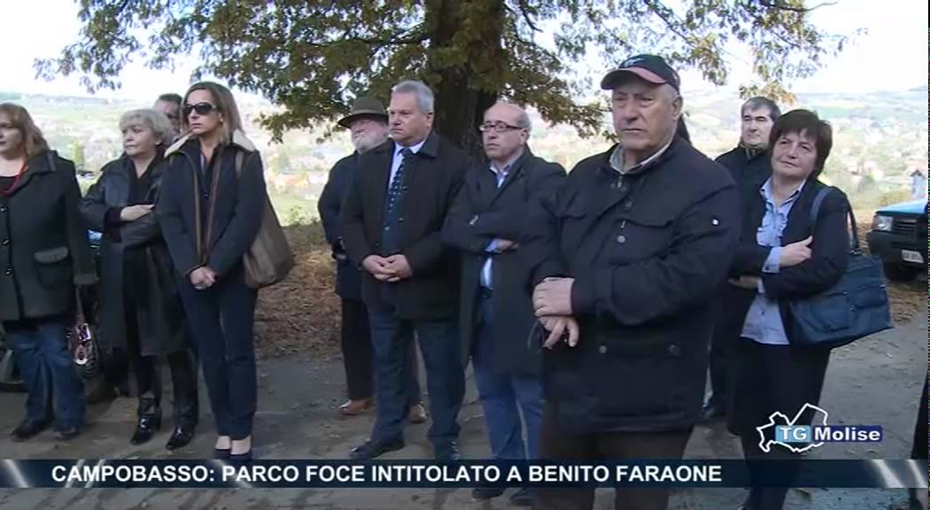Campobasso, Parco foce intitolato a Benito Faraone - YouTube
