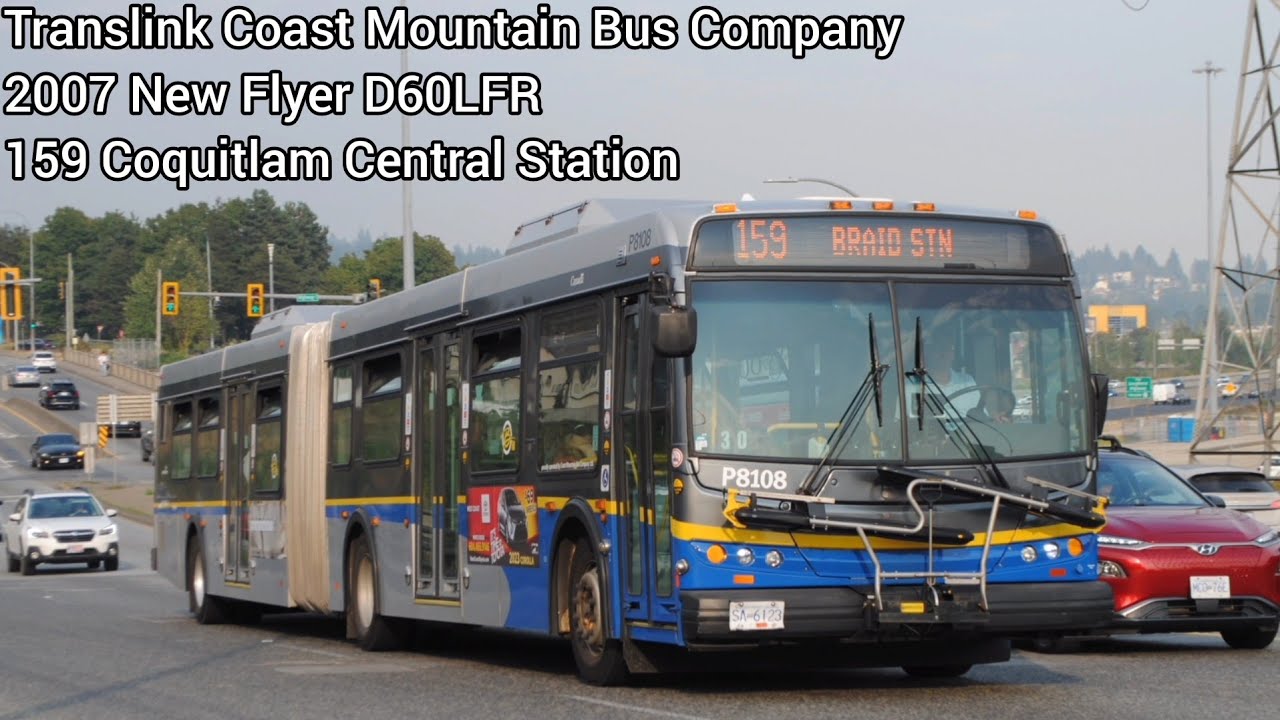 Translink CMBC 2007 New Flyer D60LFR 8108 - YouTube
