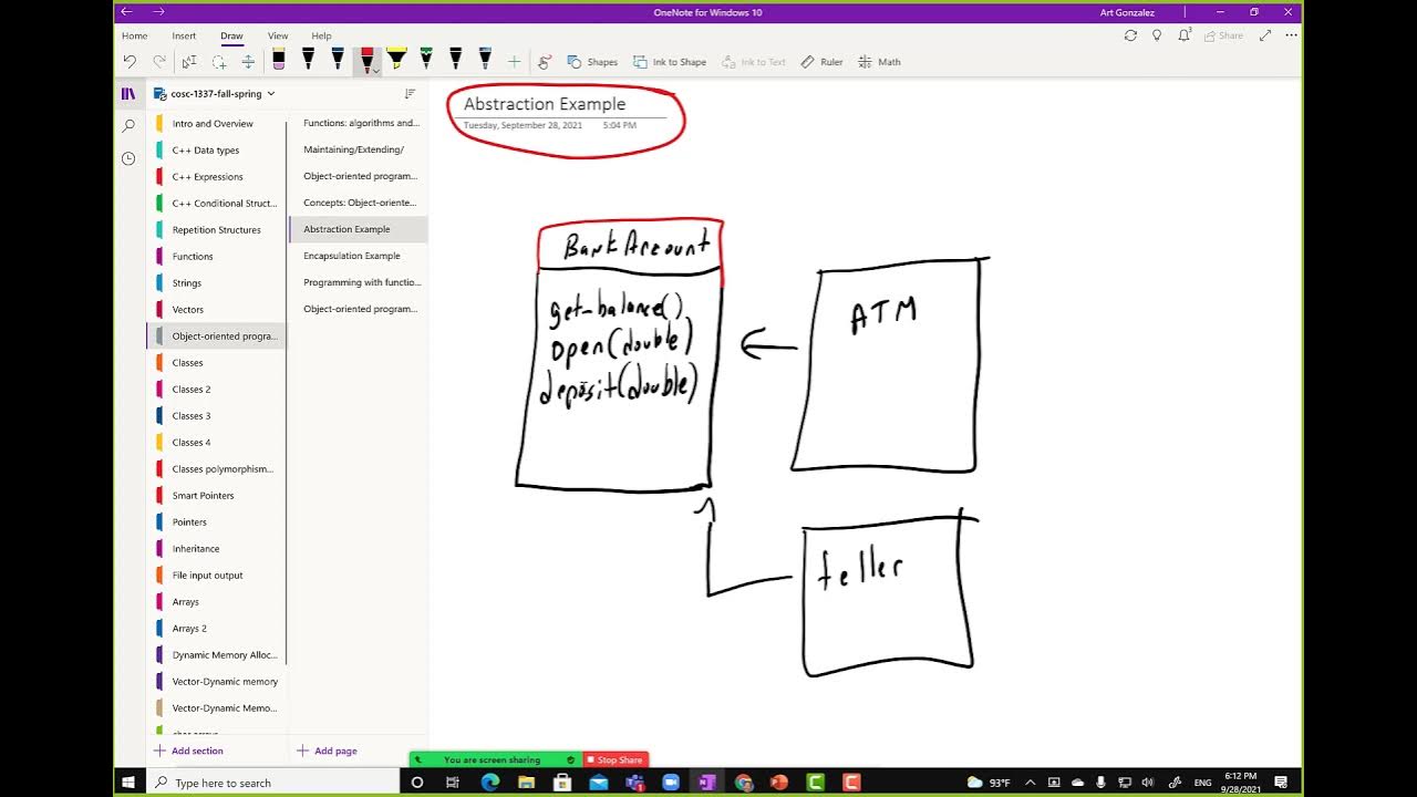 09282021 Cosc 1337 Intro To Object Oriented Programming Youtube