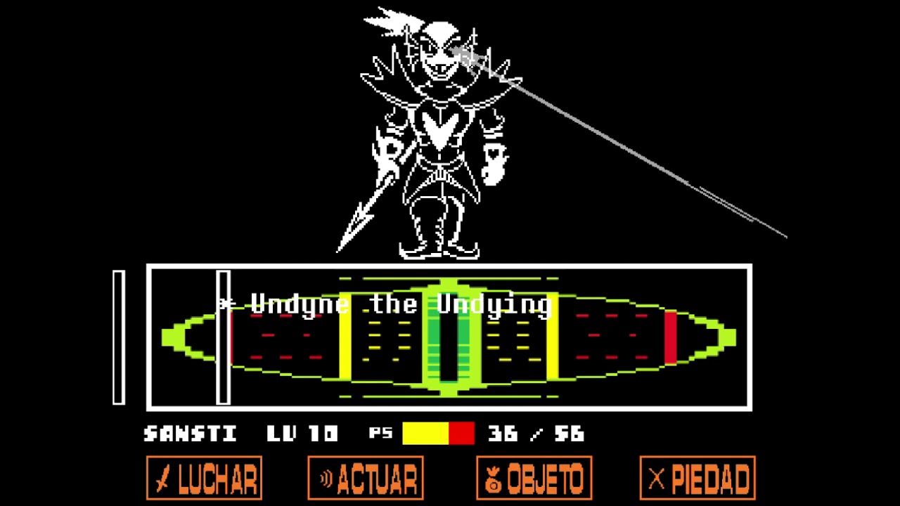 UNDERTALE undyne the undyng gran final :v - YouTube