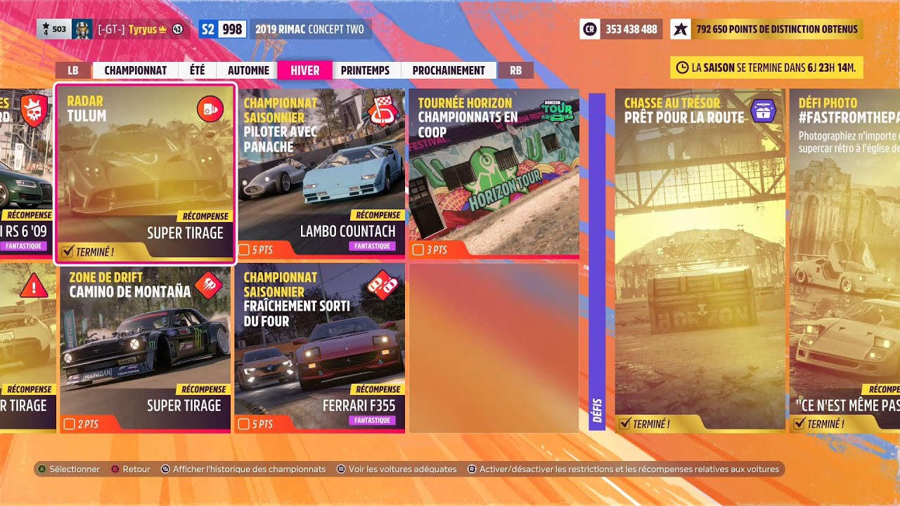 Forza Horizon 5 (FH5) Défi Saisonnier RADAR TULUM. Tuto vidéo complet ...