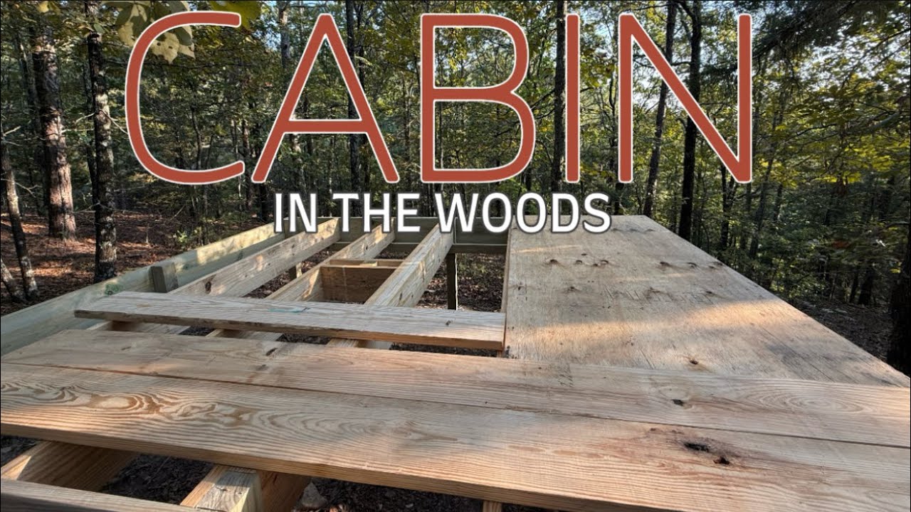 OFF GRID TINY CABIN BUILD - Day One SUBFRAME (How We Built our ...