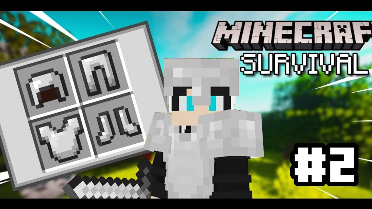 Minecraft Survival series #2 full iron Armor and tool finally ...