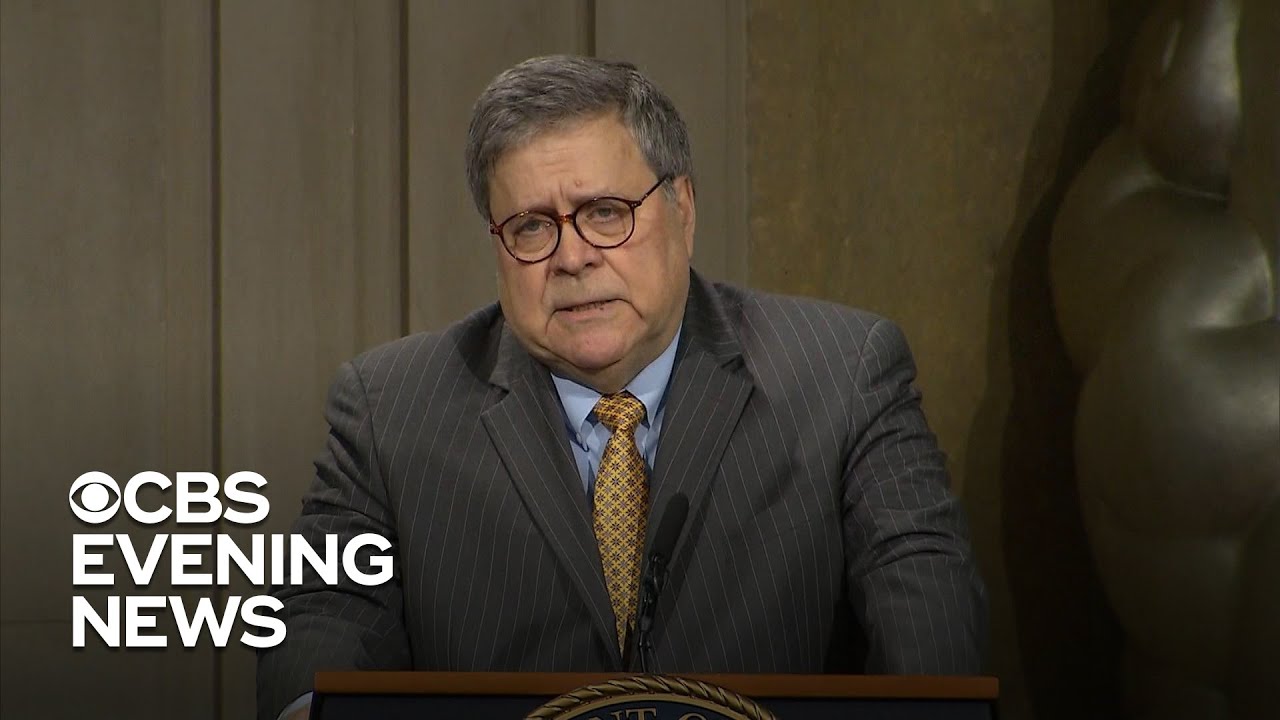 Bill Barr under fire for comments about policing - YouTube