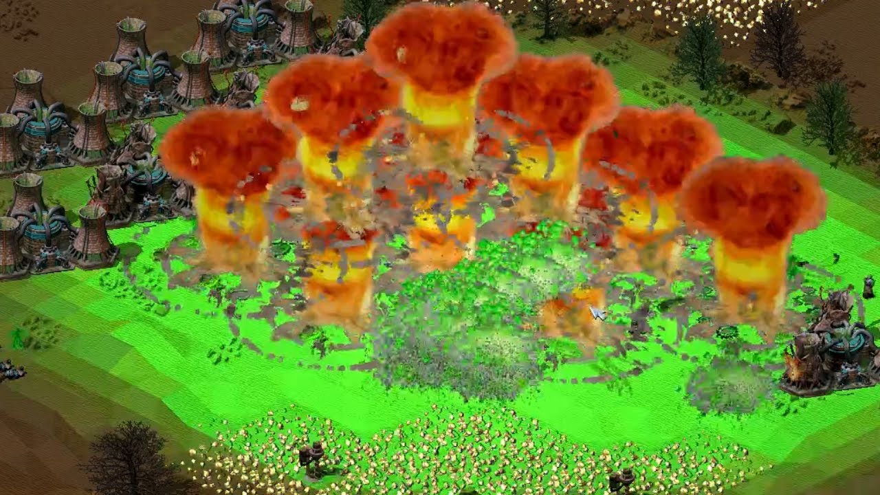 NUCLEAR POWERPLANT EXPLOSION RED ALERT 2 - YouTube