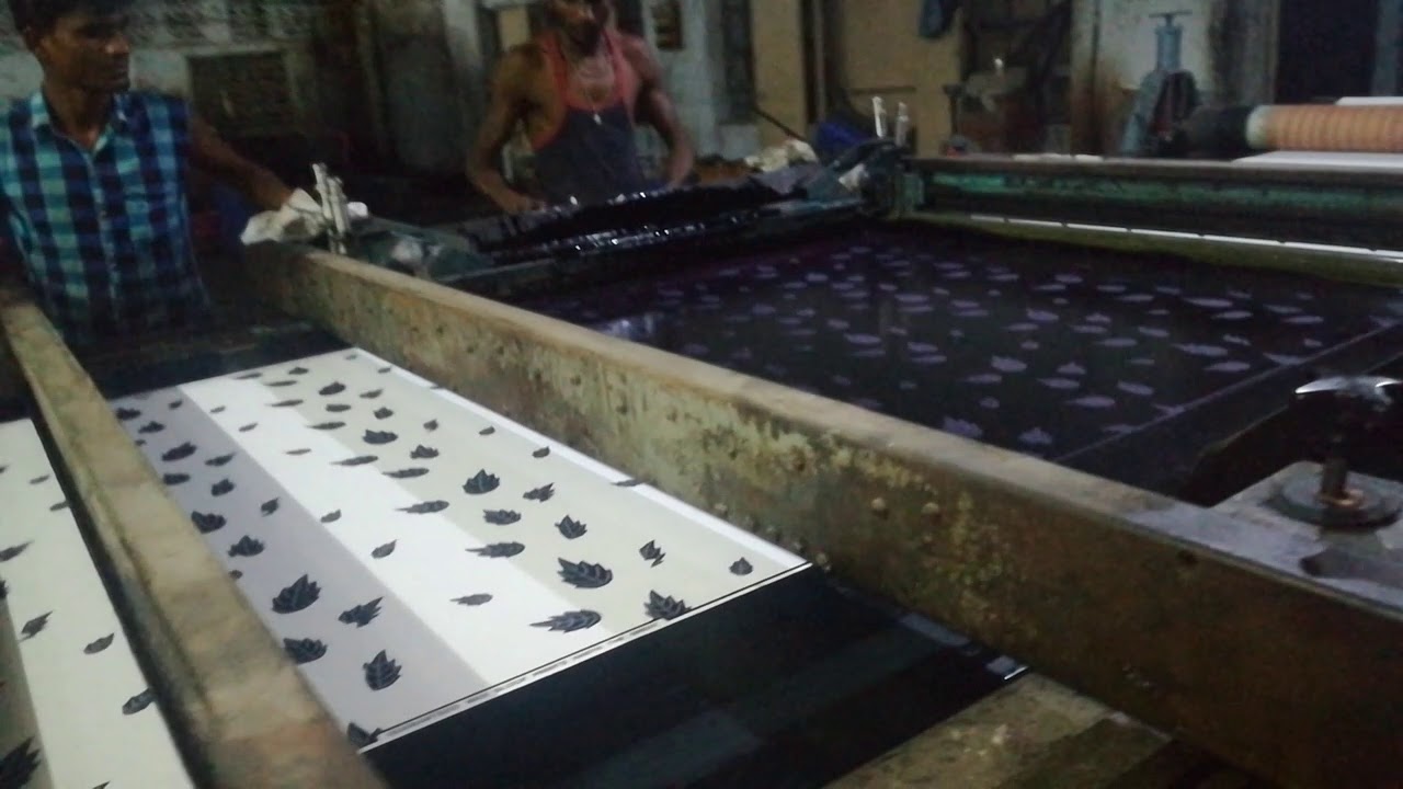 African wax print fabrics production process in Pihoo Textile - YouTube