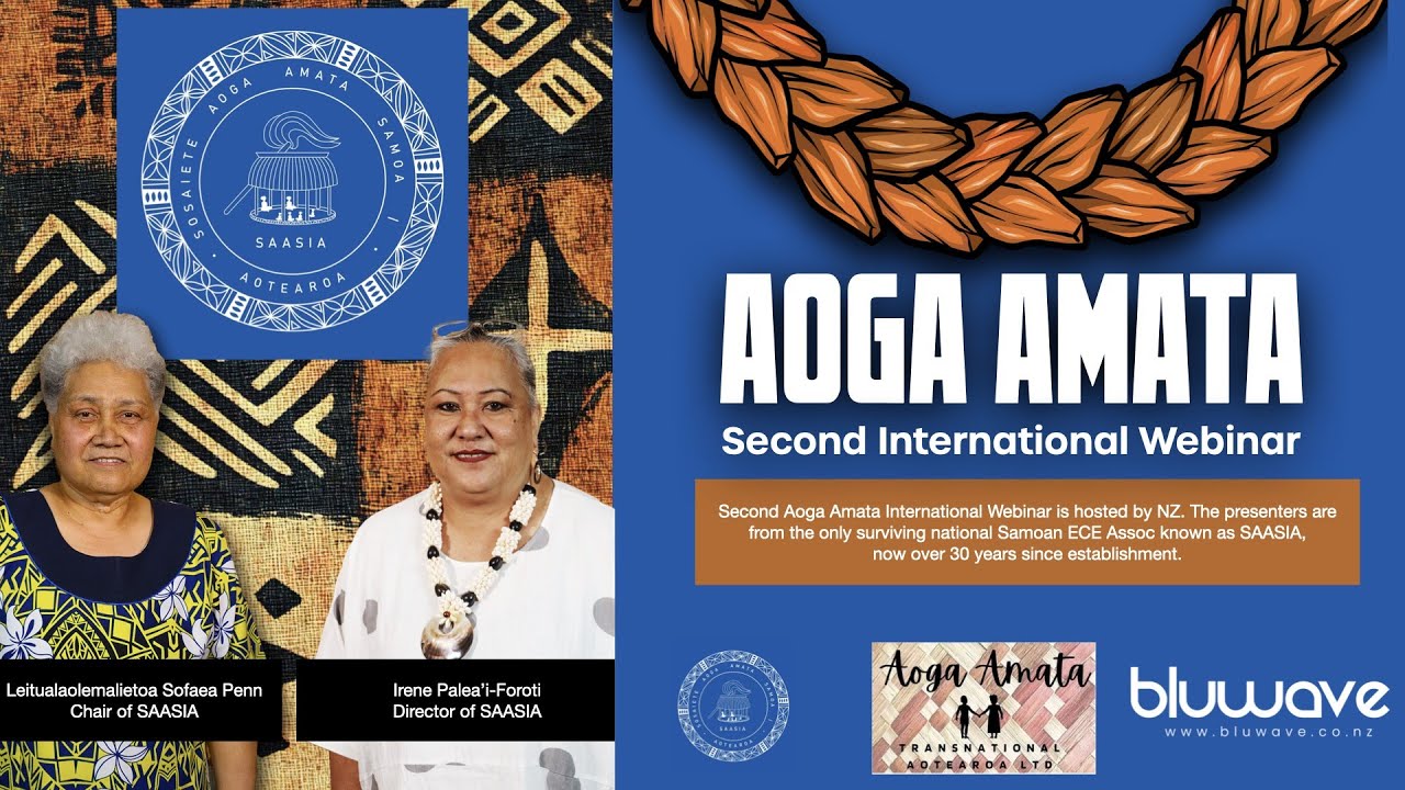 Aoga Amata Second International Webinar hosted by SAASIA - YouTube
