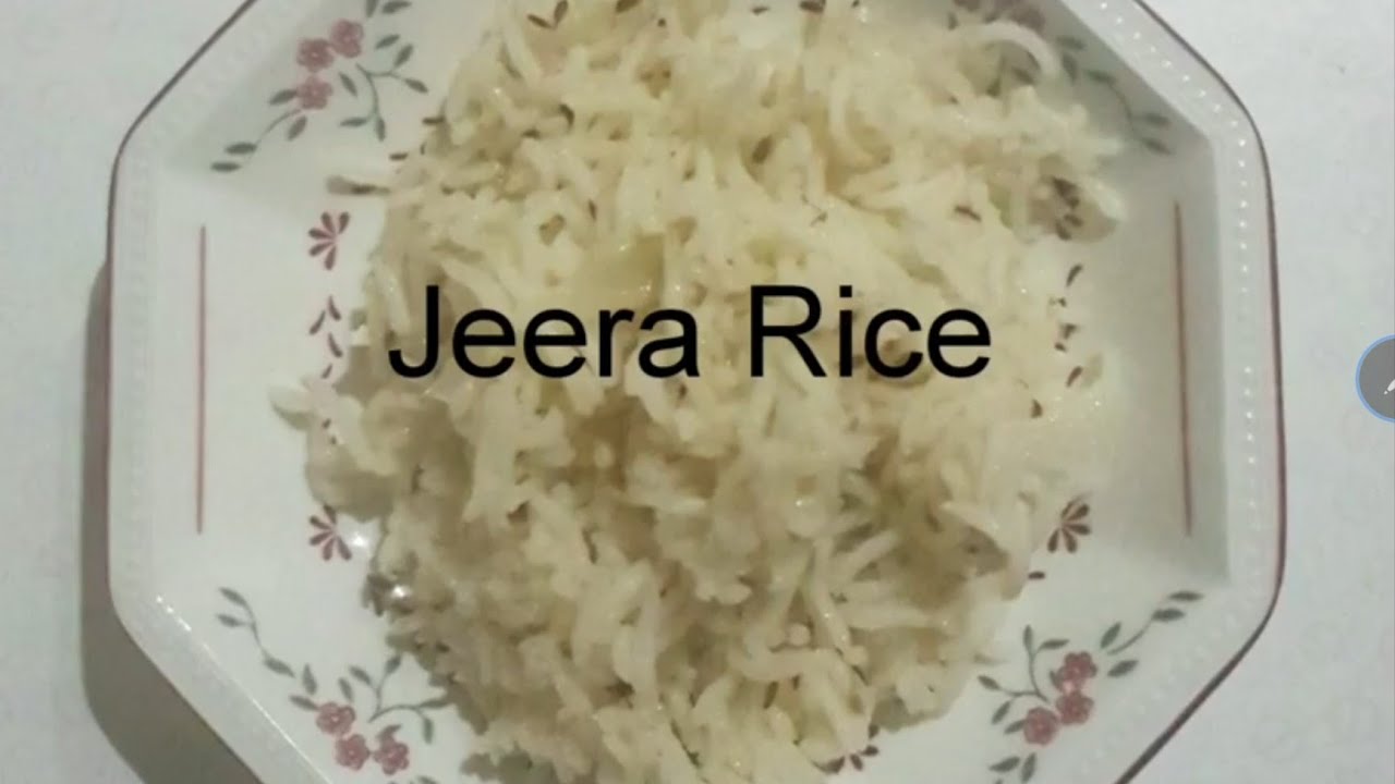 How to make - Jeera Rice | Zeera Rice| Cumin Rice - YouTube