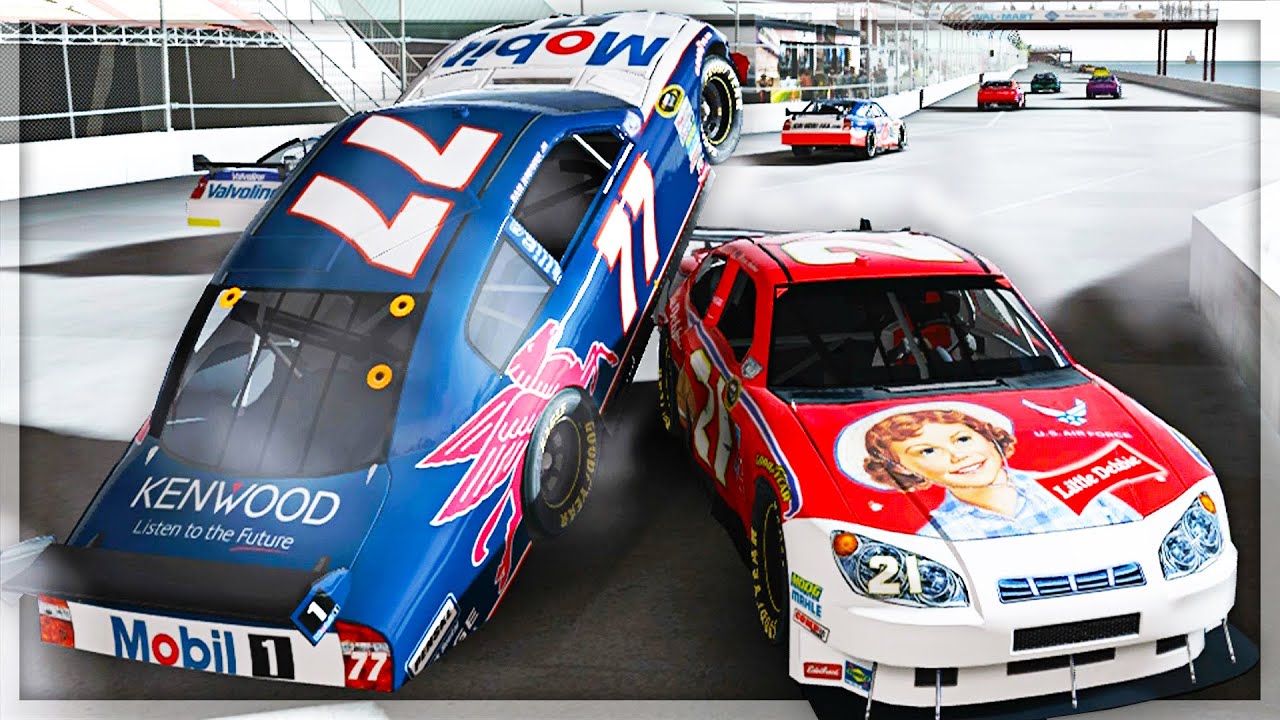 HE MOUNTED LITTLE DEBBIE // NASCAR 09 Chicago Pier - YouTube