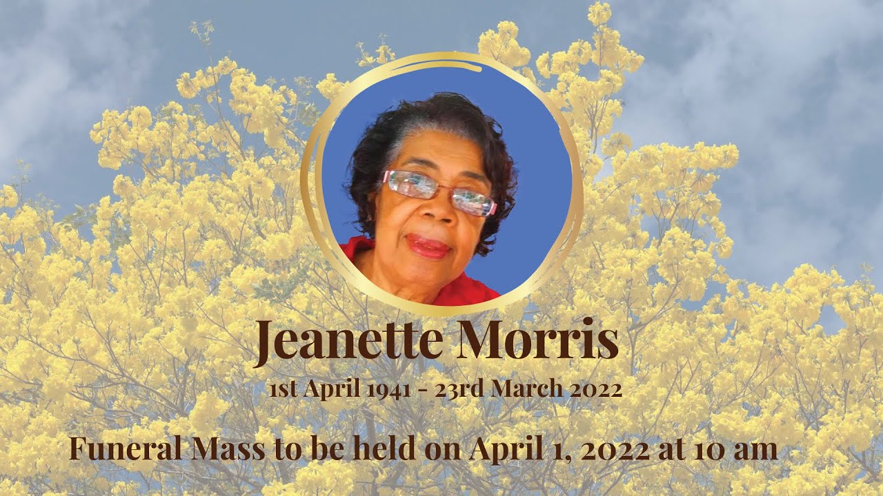 Dr. Jeanette Morris Tribute Service - YouTube