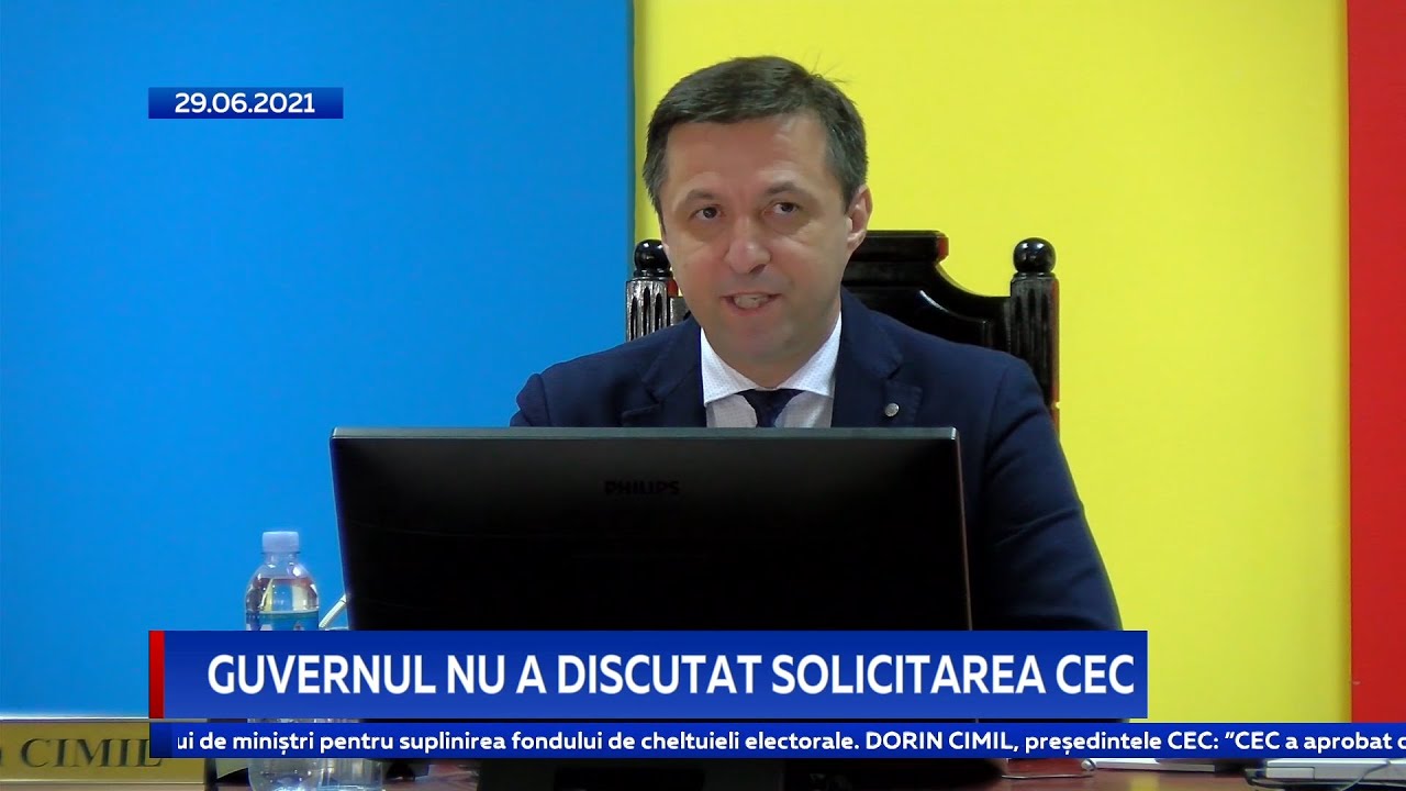 Guvernul nu a discutat solicitarea CEC - YouTube