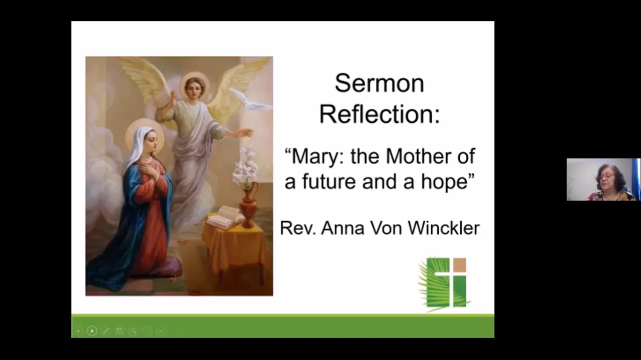 "Mary: the Mother of a future and a hope" December 20, 2020 - YouTube