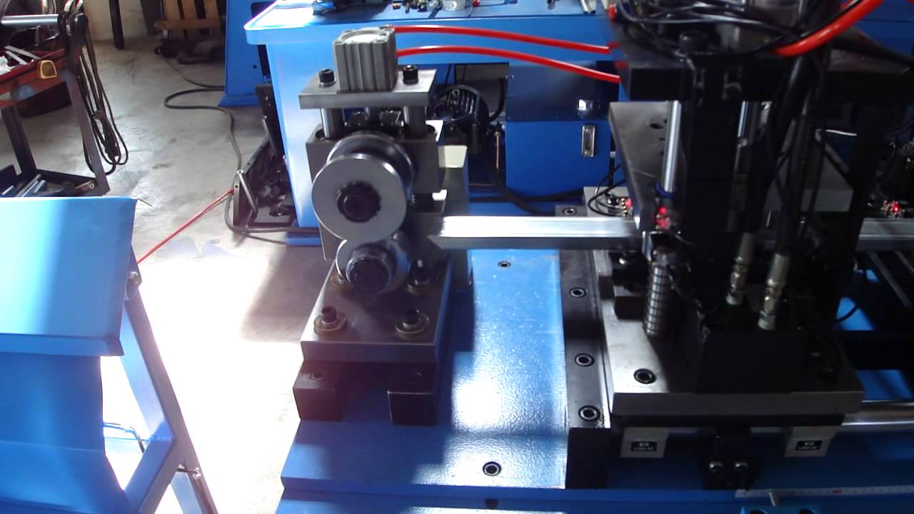 48mm width head frame rolling and forming machine - YouTube