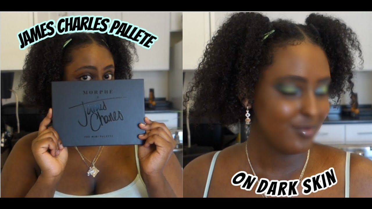 James Charles Palette on Dark Skin!! Does it Work? - YouTube