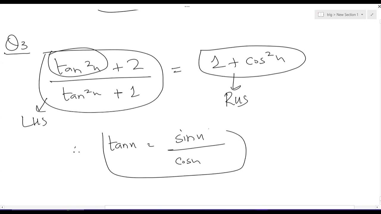 Trigonometric Identities - Trigonometry O level / IGCSE ADD Maths (Part 4) - YouTube