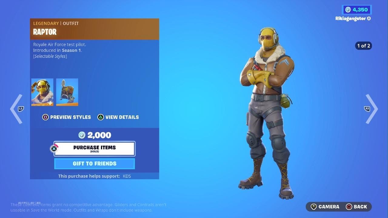 I get the raptor skin - YouTube