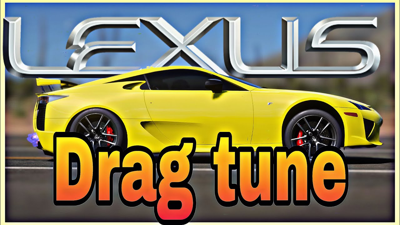 LEXUS LFA stock engine and v12 engine [4K] (DRAG TUNE+Acceleration+Top ...