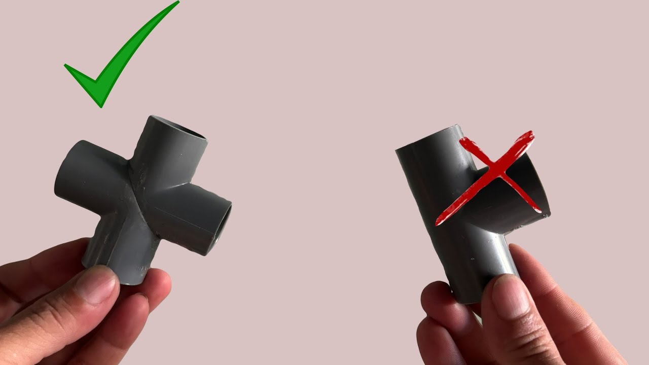 Extremely sturdy and effective way to handle multi-branch PVC water ...