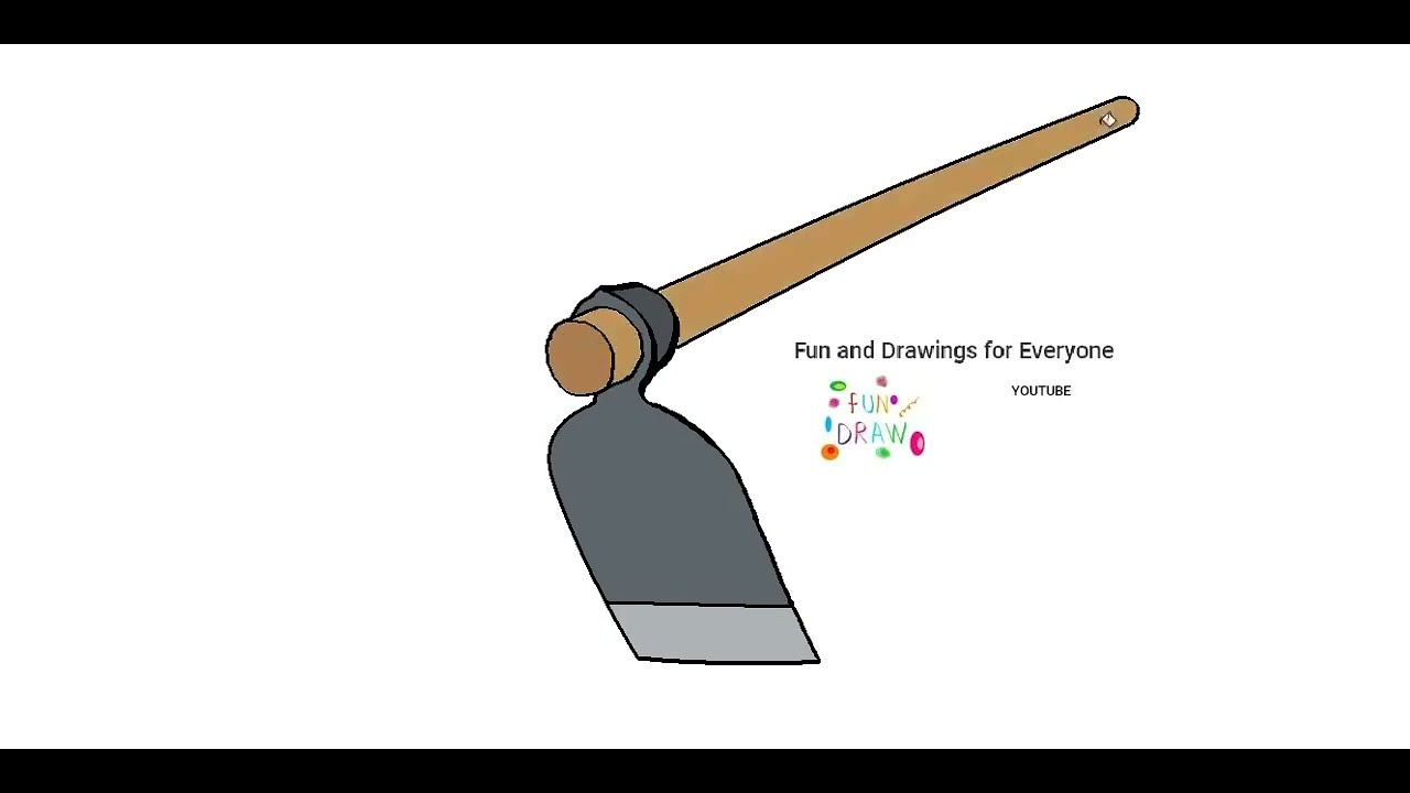 Como dibujar un azadon - YouTube