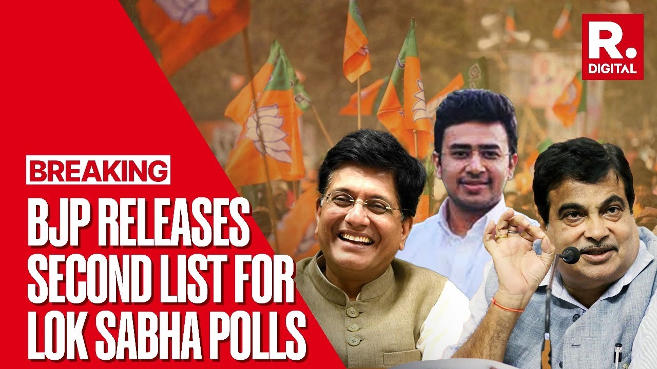 BJP Releases 2nd List Of Lok Sabha Candidates, Piyush Goyal Gets Ticket ...