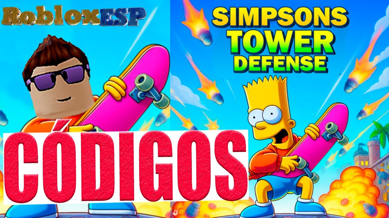 CÓDIGOS DE LOS SIMPSONS TOWER DEFENSE EN ROBLOX THE SIMPSONS TOWER ...