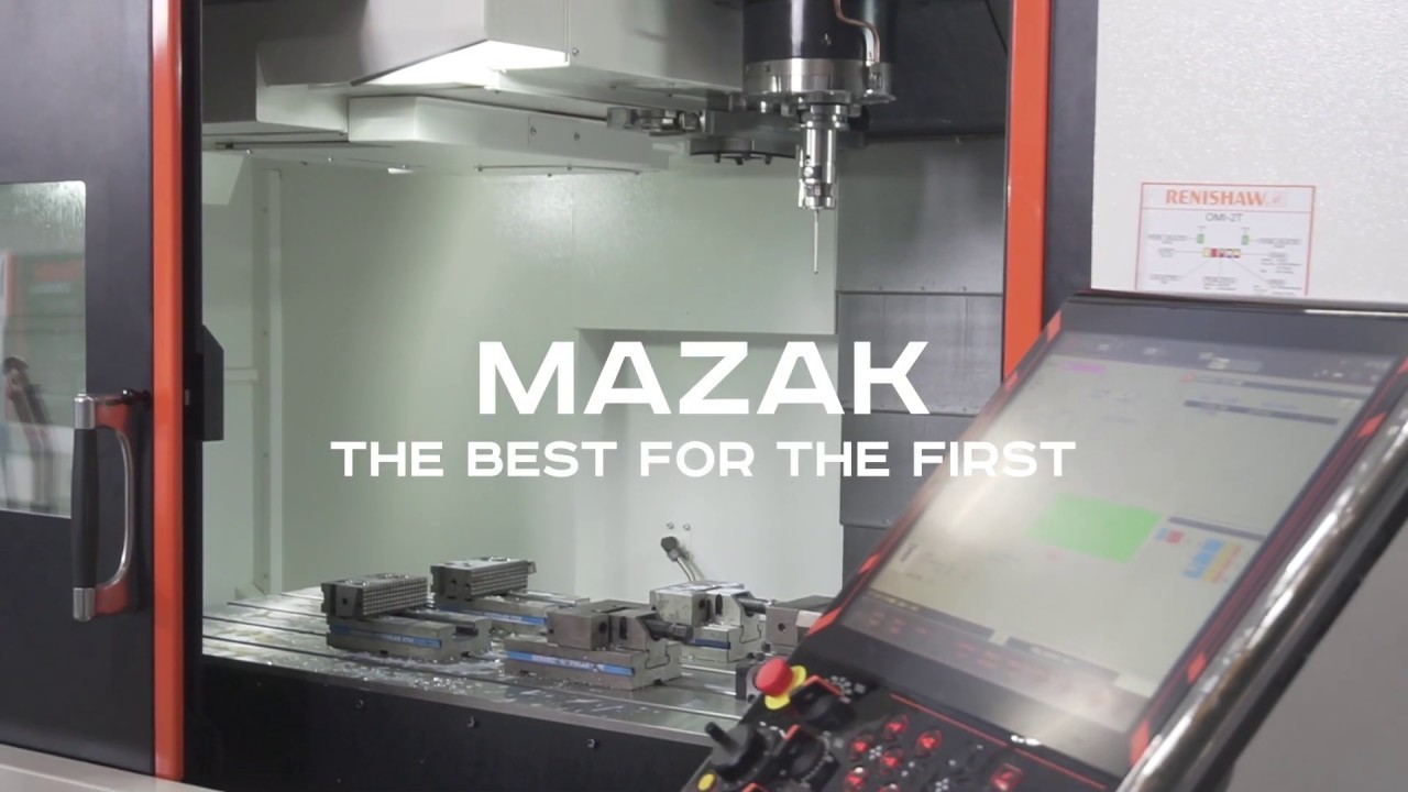 Vertical machining center Mazak VCN 700 - YouTube
