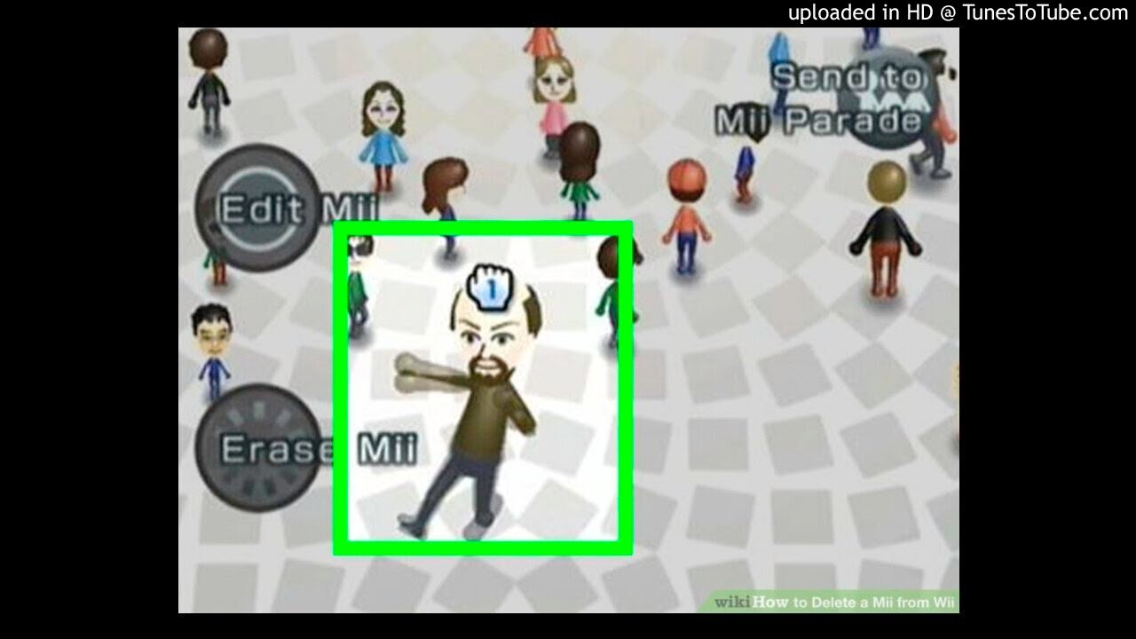 mii channel but it's just percussion that plays when you pick up a mii ...