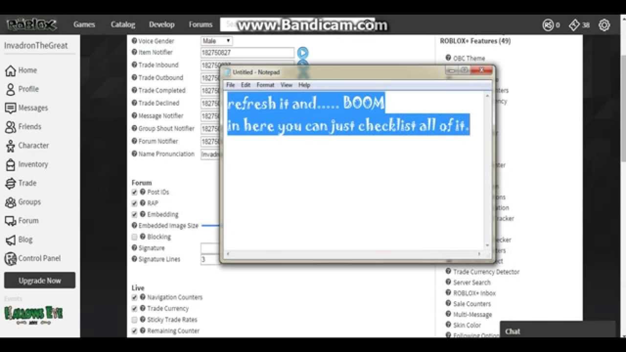 Roblox | OBC THEME FOR FREE!! | Roblox+ 20 subs special - YouTube