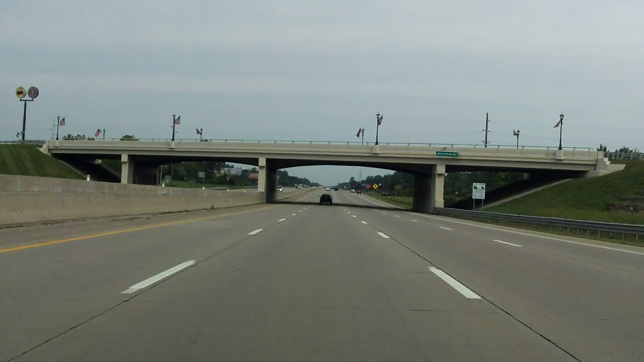 Interstate 75 - Michigan (Exits 125 to 136) northbound - YouTube