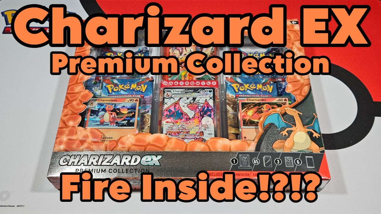 Charizard EX Premium Collection Box Break!!! Fire Secret Rare! - YouTube