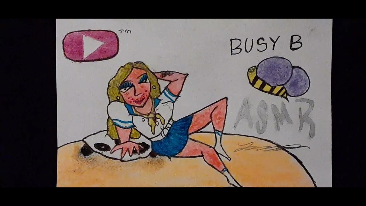 Busy B ASMR aka Raven Chantal fan-art compilation (Belated, sorry)🖤💜💛🐝🍰 ...