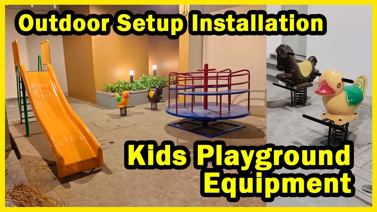 Outdoor Playground Equipment installation | Children Play Equipment ...